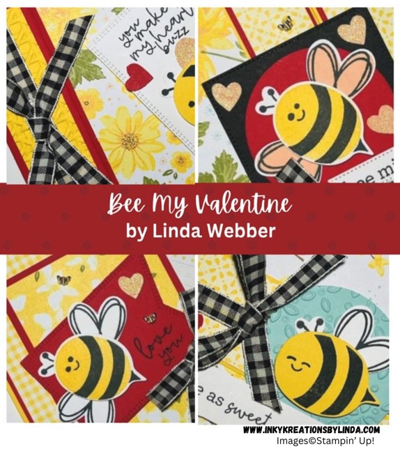 Bee My Valentine Card Kit – Inky Kreations by Linda